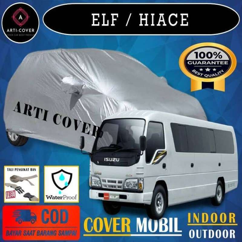 Jual Cover Penutup Body Mobil Elf Hiace Minibus free pengikat ban - COD ...