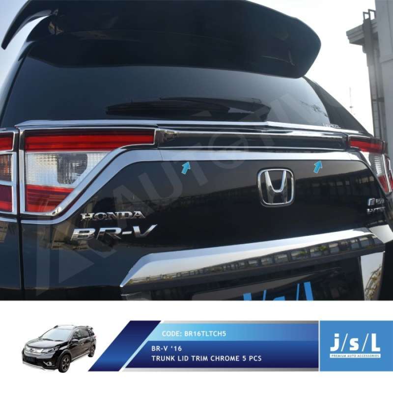 Jual Honda BRV Trunk Lid Chrome JSL / List Bagasi Belakang Aksesoris di ...