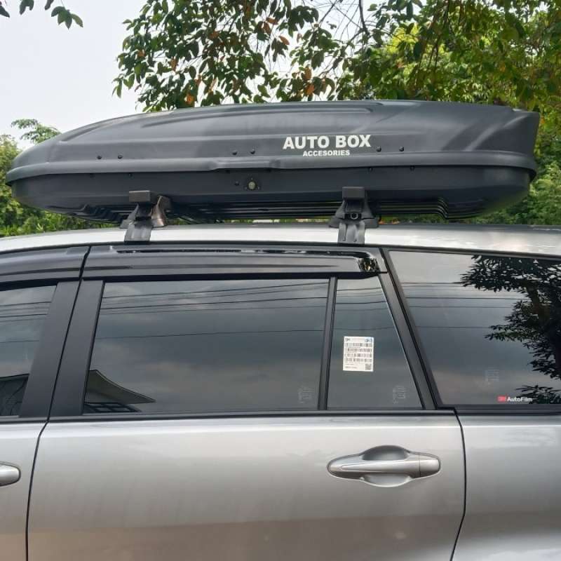 Jual Roofbox Roof Box 600l Bagasi Atas Mobil 1 Paket All New Rush ...