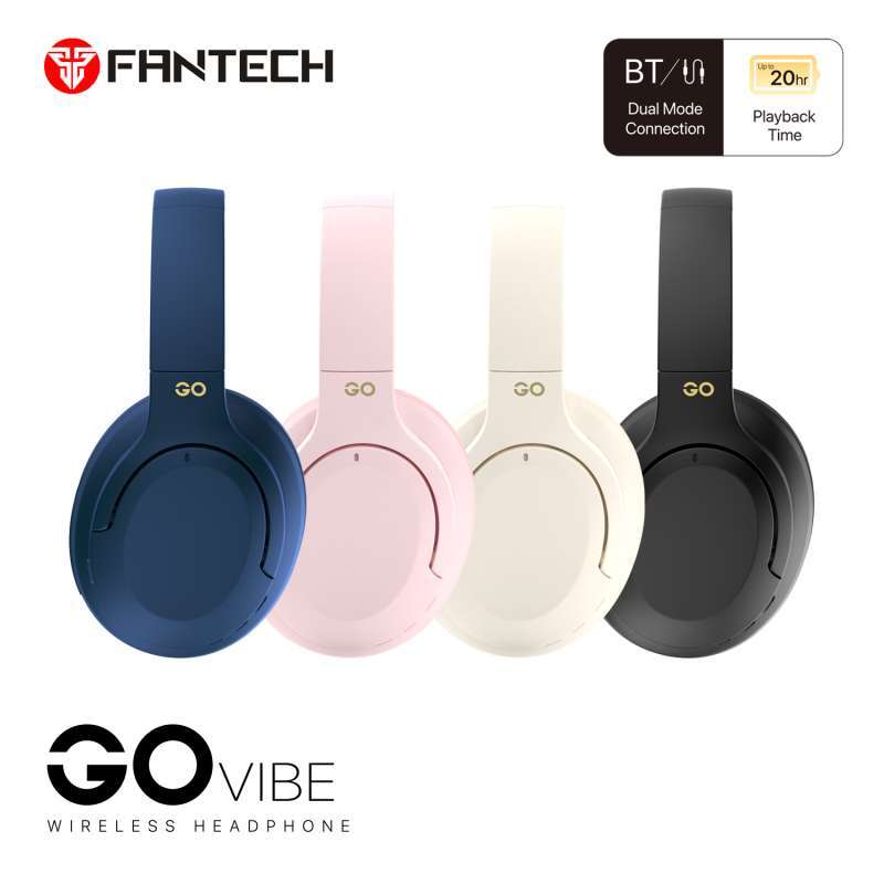 Promo Fantech Headphone Bluetooth Dual Mode Headset Wireless go vibe ...