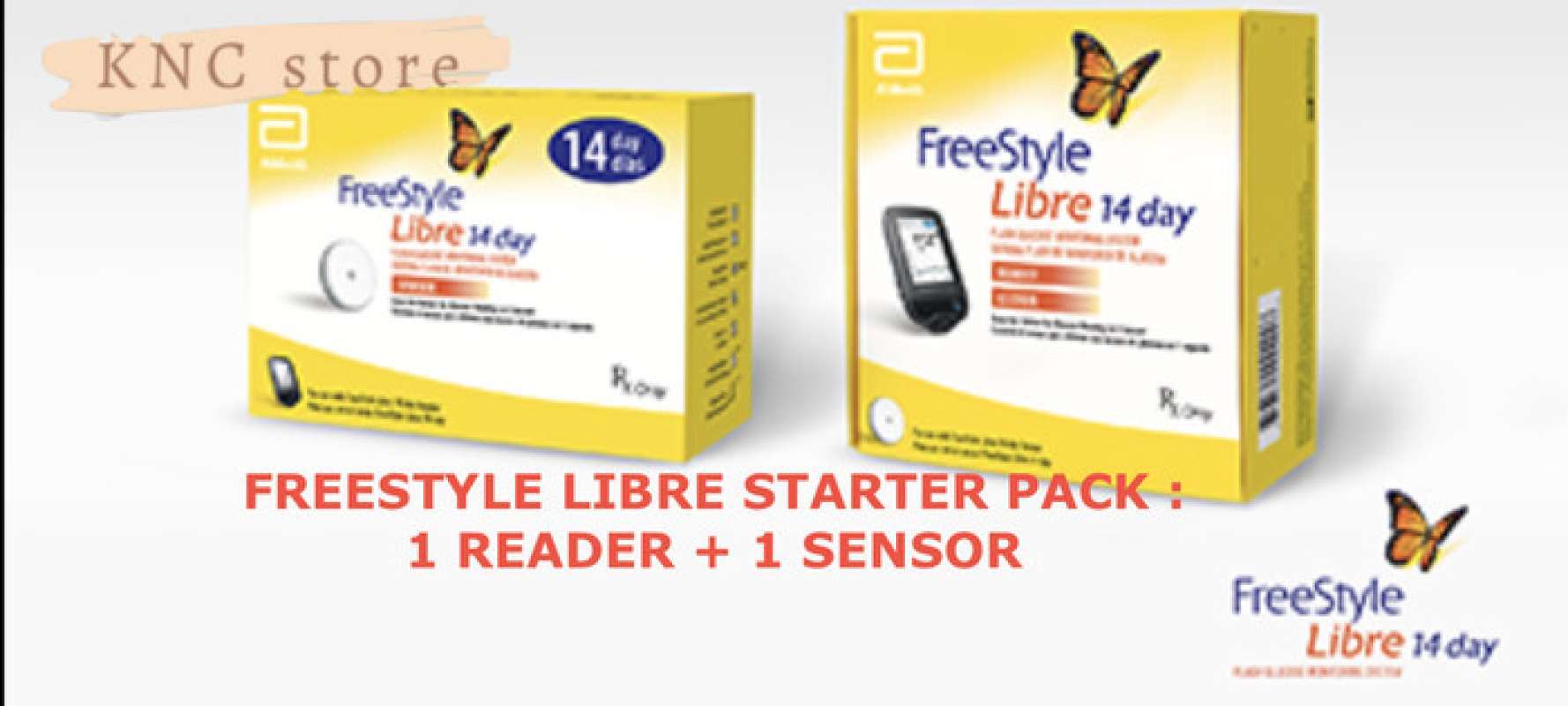Promo Freestyle Libre 14 Day Starter Pack Continuous Glucose Monitor