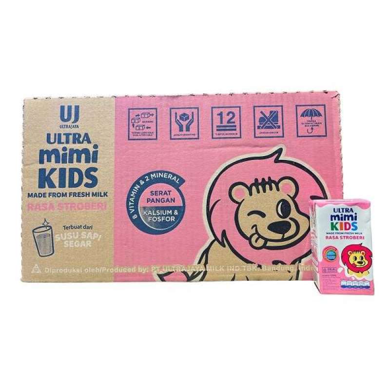Jual Ultra Mimi Uht Strawberry 125 Ml Karton Di Seller Hypermart ...