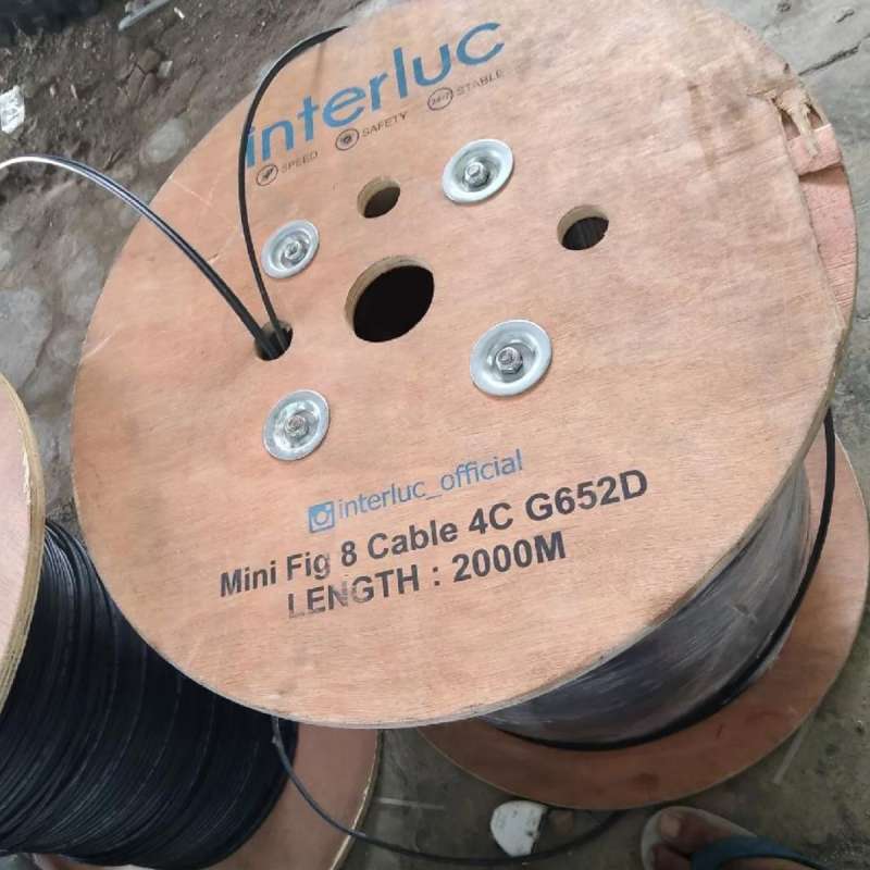 Jual Kabel FIG8 4Core Interluc Fiber Optic KU Mini 4 Core FIG8 2KM ... Jual Kabel FIG8 4Core Interluc Fiber Optic KU Mini 4 Core FIG8 2KM ...