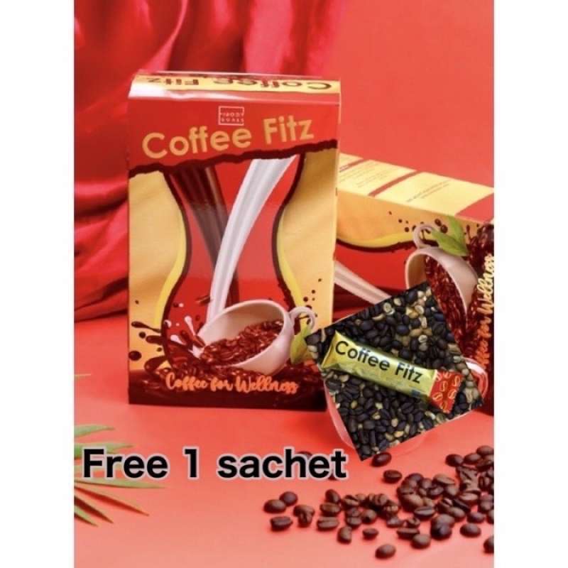 Promo Coffee fitz kopi diet kemasan BPOM aman isi 10 sachet Diskon 23% ...