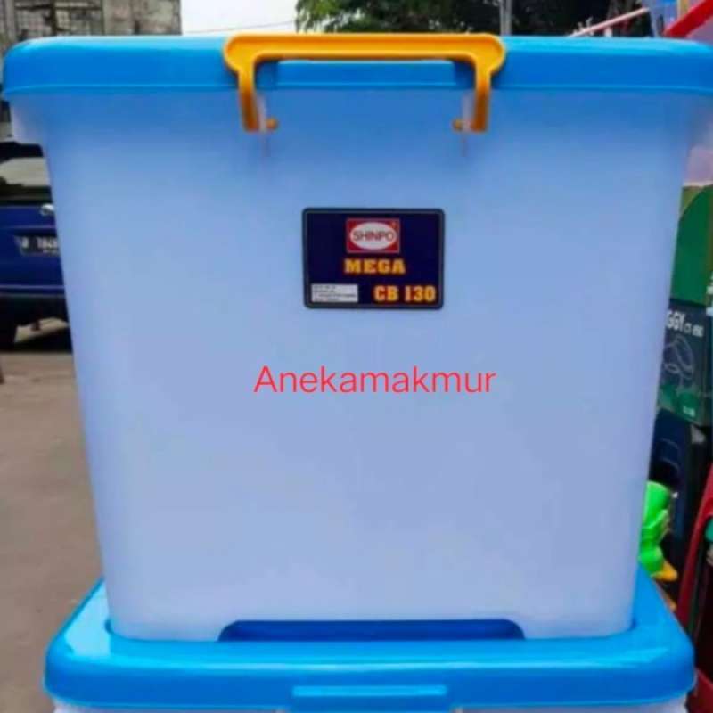 Promo BOX SHINPO CONTAINER CB 130 LITER UNTUK PENGIRIMAN PAKAI GOSEND ...