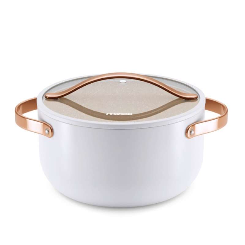 Promo New Mec Most Aesthetic Premium Non-Stick Soup Pot 24Cm With Lid ...