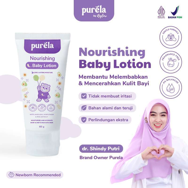 Jual Purela Nourishing Baby Lotion 60g Di Seller Purela Official Store ...