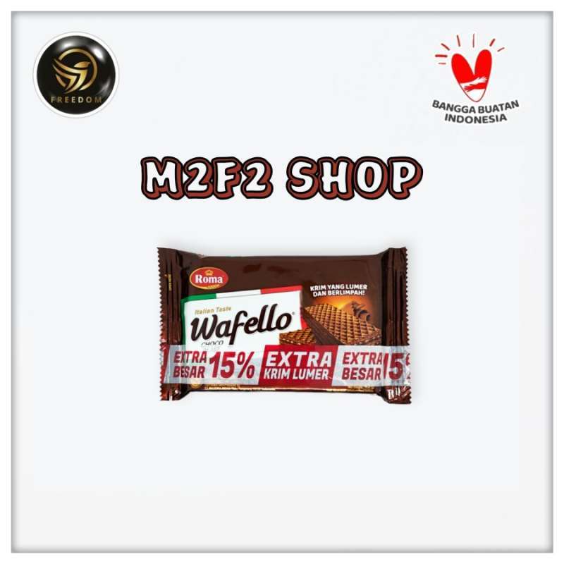 Promo Roma Wafer Wafello Choco Blast | Krim Cokelat - 43 gr (Kemasan 3 ...