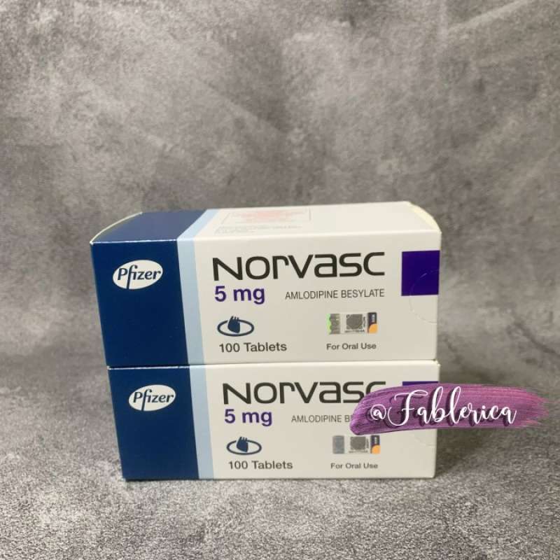 Jual Norvasc 5 Mg Isi 100 Gcyty * 100% Ori & Ready * Di Seller Health ...