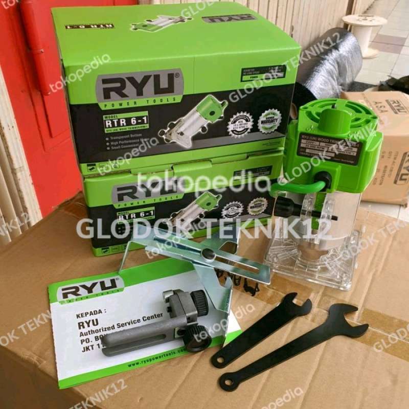 Promo Mesin Profil Kayu Ryu Rtr 6~1 / Mesin Trimmer Router Ryu / Wood ...