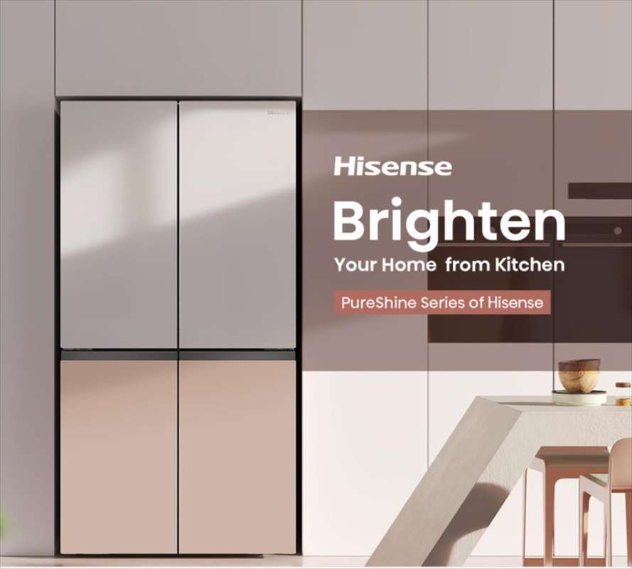 Promo HISENSE Kulkas RQ788N4IWKUS Multidoor 4 Pintu Inverter 583 Liter ...