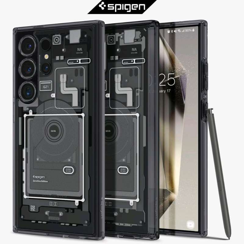 Jual Case Samsung Galaxy S24 Ultra 5G Spigen Hybrid ZERO ONE Armor Slim Casing Cover di Seller ...