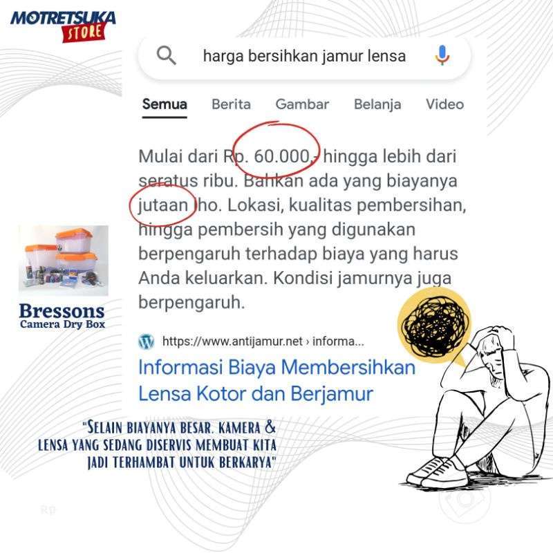 Promo Dry Box Medium Bressons Untuk Kamera Dan Lensa | Free Silica Gel ...