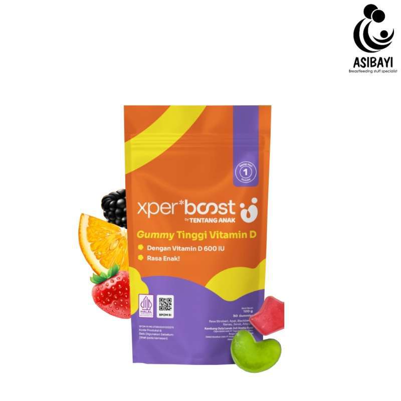 Jual Expert Boost Gummy Vitamin D 600 Iu Untuk Anak Ibu Hamil Xper ...