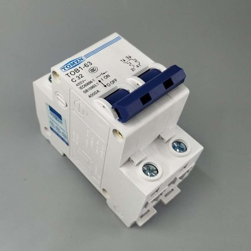 Promo MCB AC C50 50A 220V 2P CIRCUIT BREAKER SOLAR PV PANEL SURYA PLTS ...