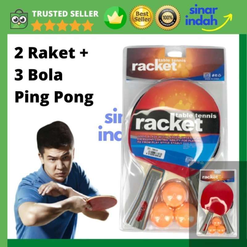 Jual ping pong bat tenis meja table tennis bet raket pingpong paket combo di Seller regianmall ...
