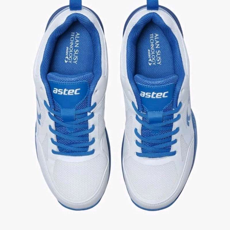 Jual Sepatu Badminton Astec Harvard Py Badminton Men White Blue 100% ...
