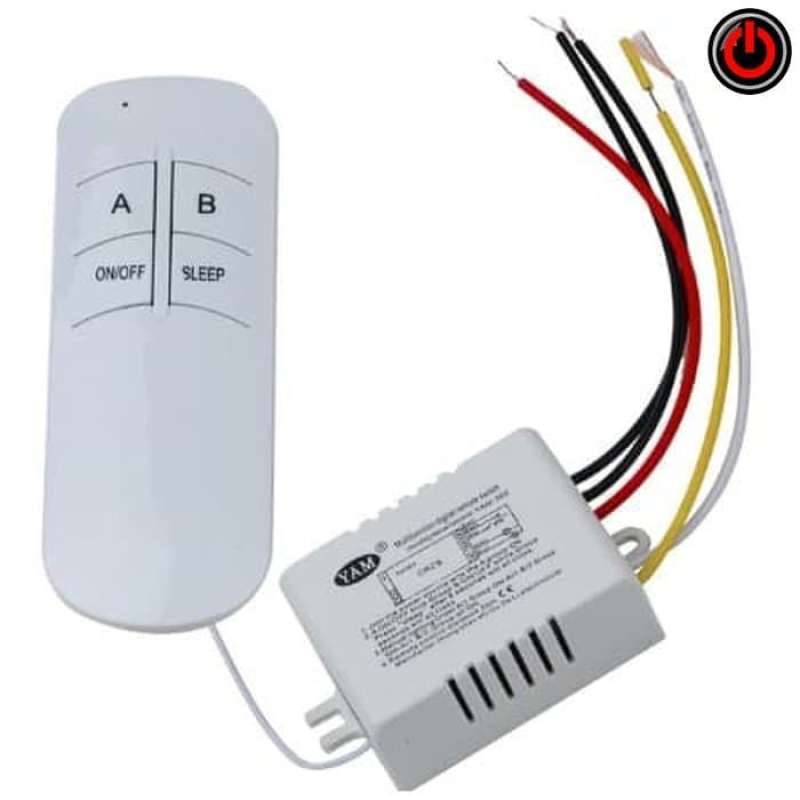 Promo Saklar Wireless Remote Control Switch 2 Way / 2 Channel On Off ...