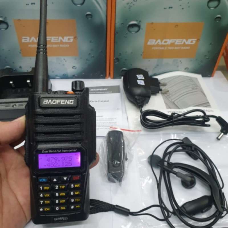 Promo BAOFENG UV-9R HT DUALBAND WATERPROOF IP67 BARU UV9R UV9 Diskon 23 ...