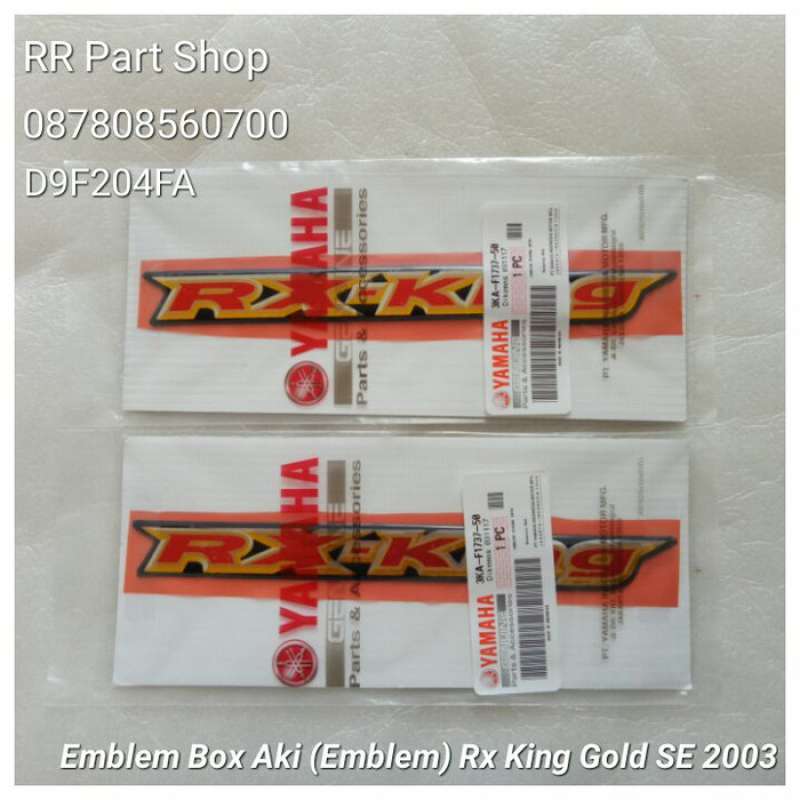 Promo Promo Emblem Box Aki (Emblem) Set Gold Se 2003 New Baru Diskon 25 ...