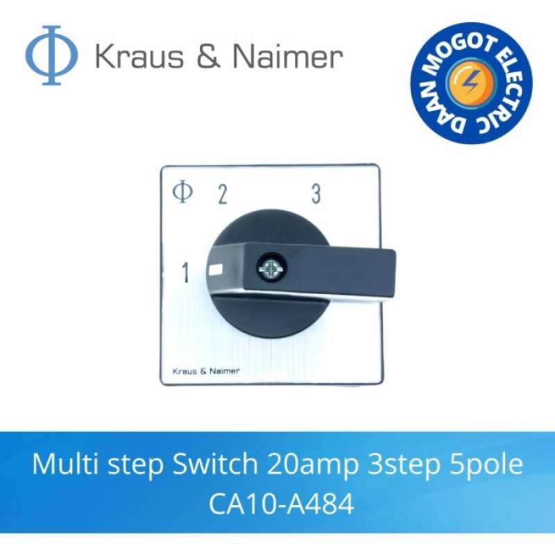 Promo Selector Switch 20amp 3step 5pole Kraus Naimer Ca10-a484 Diskon ...