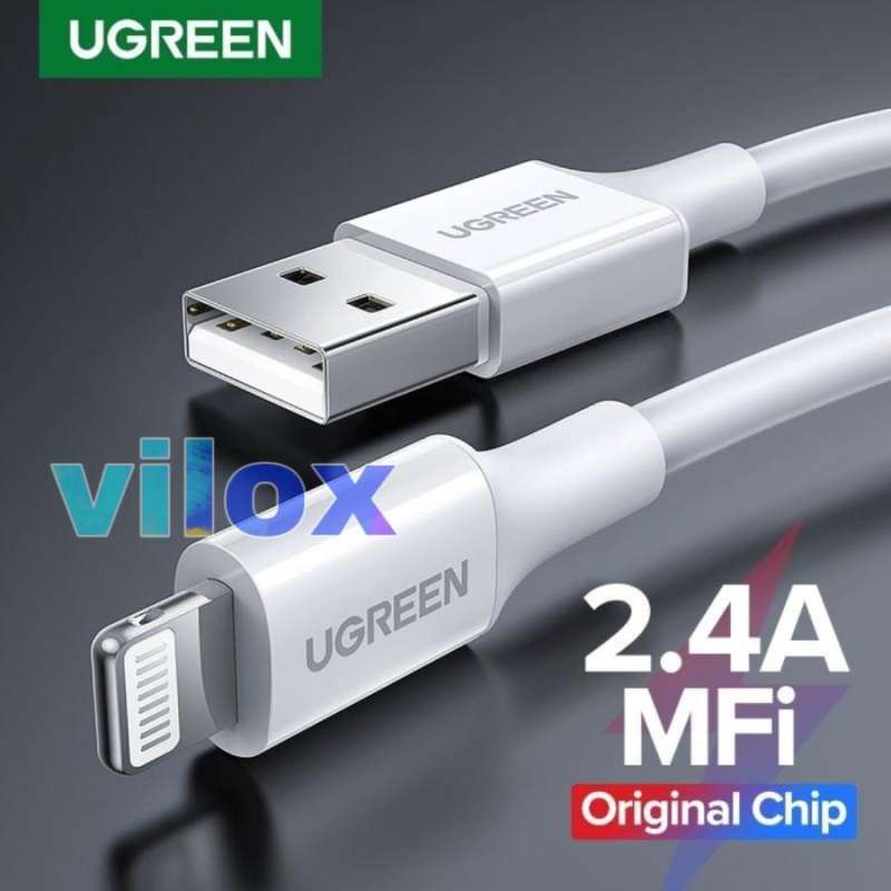 Jual Ugreen Mfi 2.4a Kabel Cable Charger Cas Usb To Lightning iPhone 6 ...