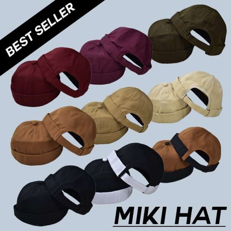 Jual peci miki hat ukuran standar dewasa 1 warna harga terjangkau ...