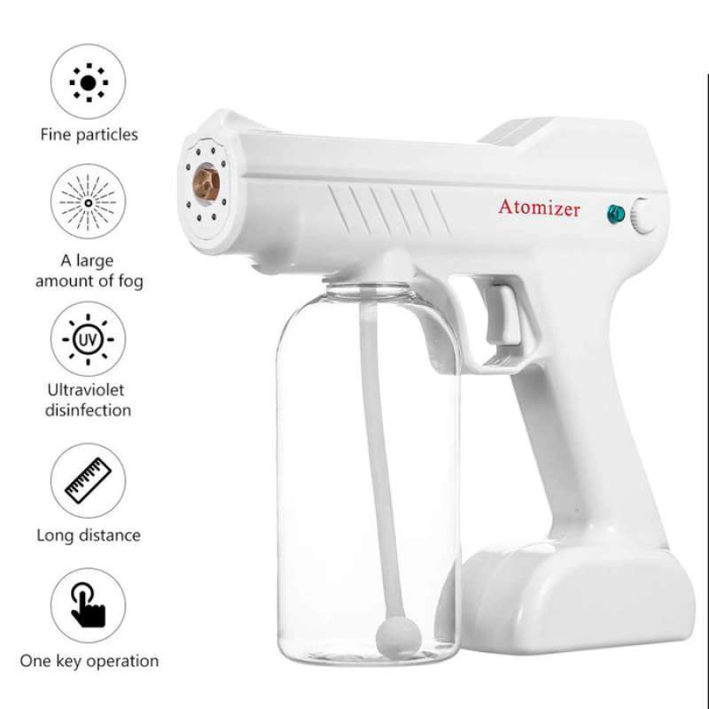 Promo Nano Steam Gun Spray Disinfectant UV Light Wireless 800ML ...