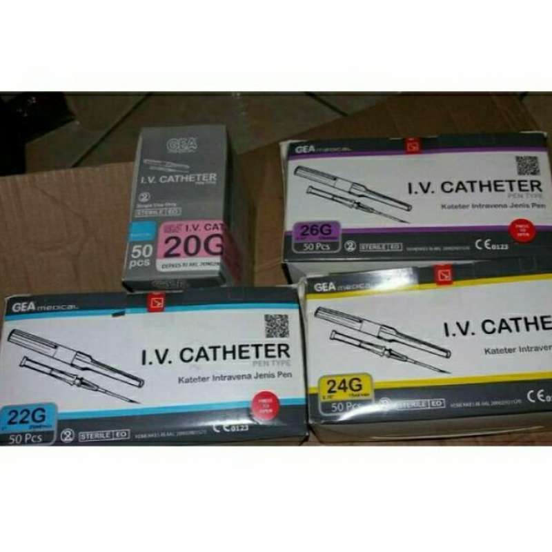 Promo Iv Catheter Gea Jarum Infus Abocath Iv Kateter Box Diskon 33% Di ...