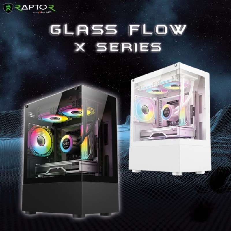 Jual Casing Gaming Raptor Glass Flow X 01 di Seller ANANDAM.ID Official ...