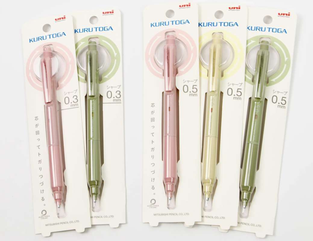 Jual Uni Kuru Toga KS 0.3 0.5 mm Mechanical Pencil Subtle Color M3KS1P ...