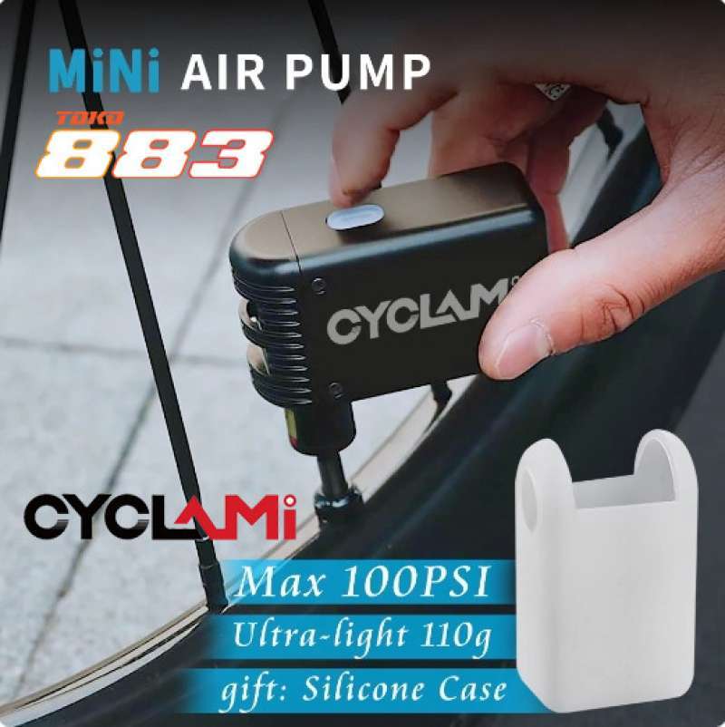 Promo Cyclami Mini Electric Bike Pump Pompa Sepeda Mini 100 Psi Not Cycplus Diskon 23% Di Seller ...