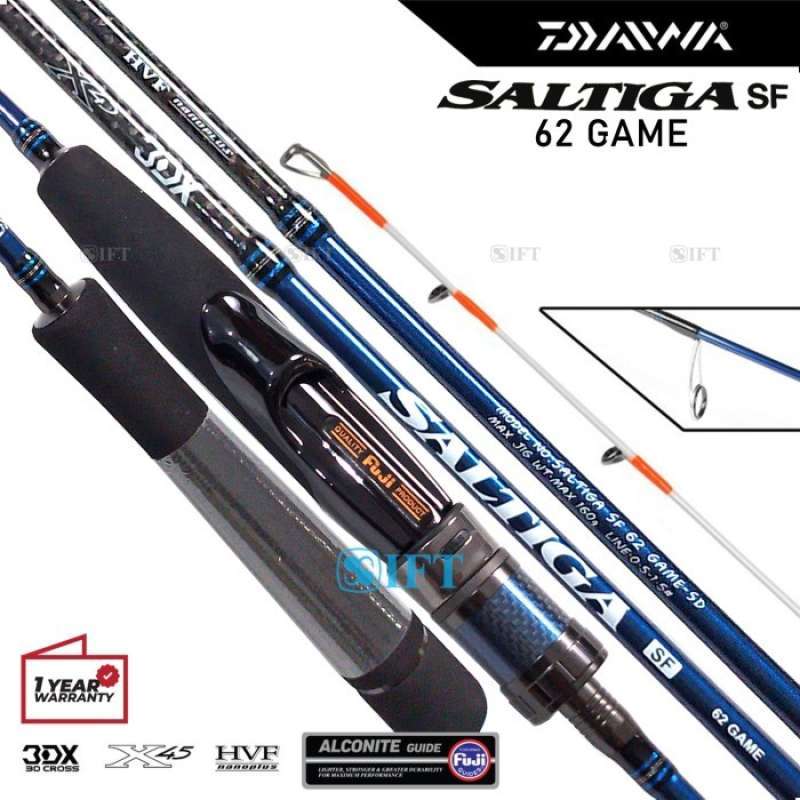 Promo Joran Jigging DAIWA SALTIGA SF 62 GAME | One piece | Fuji Guides Diskon 23% di Seller ...
