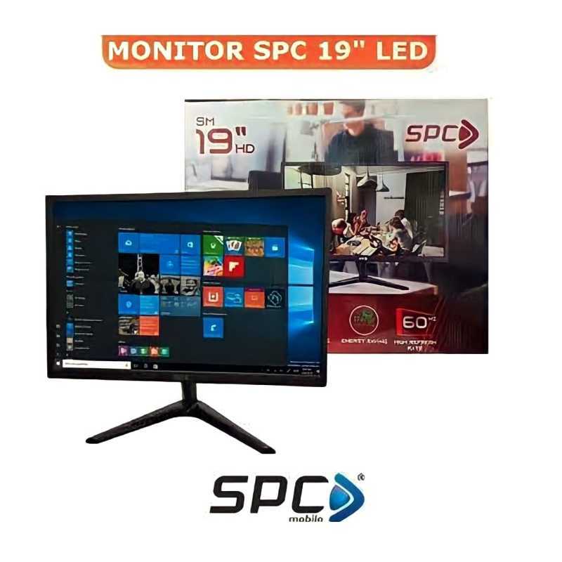 Jual MONITOR SPC 19 INCH SM19HD LED 19 INCI SM-19HD HDMI+VGA ORIGINAL - GARANSI RESMI di Seller ...