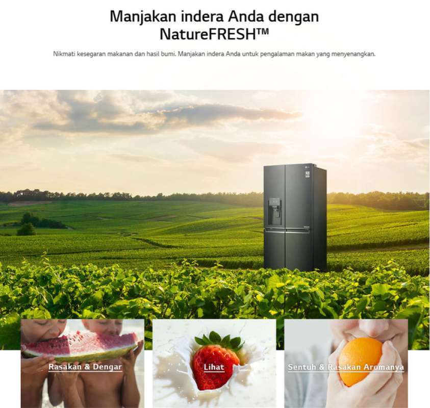 Jual Kulkas Lg Side By Side 4 Pintu Gc-q22ftqeb / 458 L Di Seller Cbr Elektronik Batam - Kampung ...