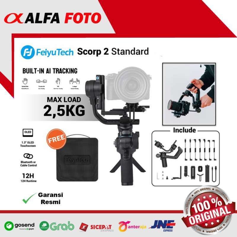 Jual Feiyu Scorp 2 Standard Dslr Mirrorless Camera Stabilizer With Ai Track Di Seller Alfafoto ...