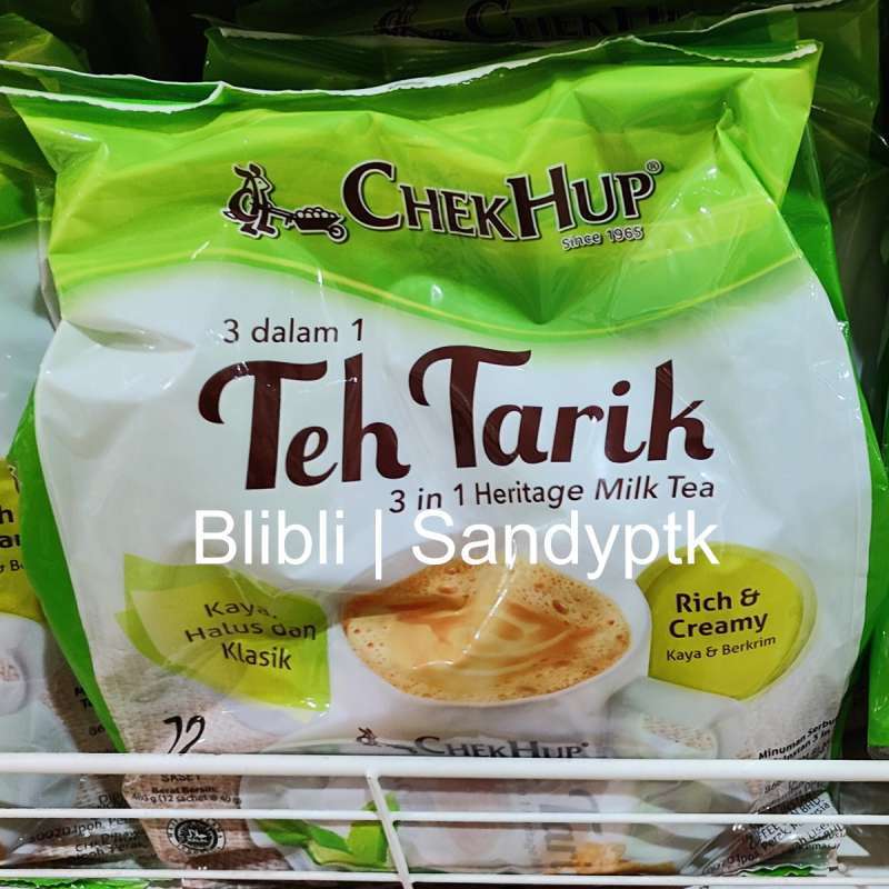 Jual Chek Hup Classic Teh Tarik Susu Classic 3 in 1 Heritage Milk Tea ...
