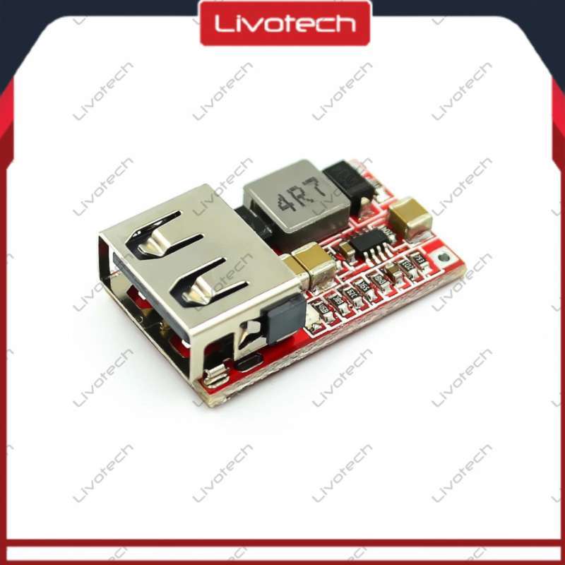 Jual USB Step Down Converter Module DC-DC 6-24V to 5V 3A di Seller ...