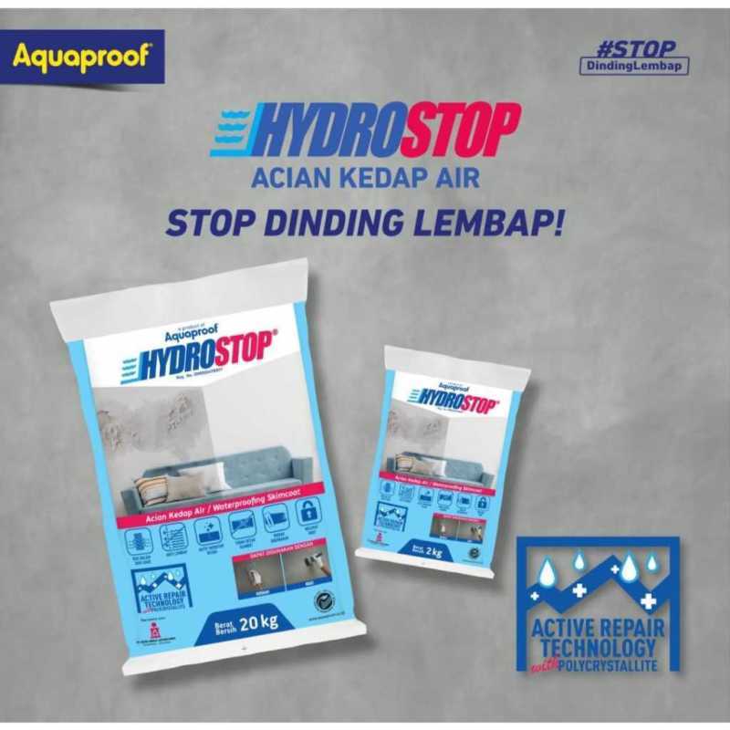 Jual Hydrostop 2kg (putih) Acian Kedap Air, Scimcoat Semen Acian Water ...