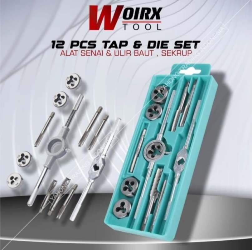 Promo Woirx Tool - Tap And Dies Set 40 Pcs - Alat Senai Dan Tap Ulir Baut - Tokosepuluh10 Diskon ...