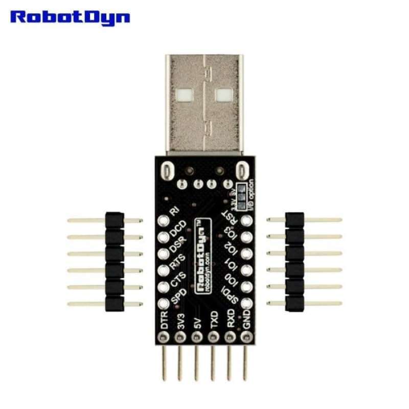 Promo CP2104 USB TO TTL SERIAL PROGRAMMER CONVERT 5V 3.3V WITH DTR ...