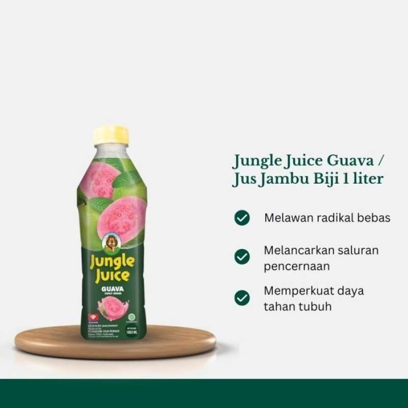 Promo Diamond Jungle Juice Guava | Jus Jambu Botol Pet - 1000 ml | 1 ...