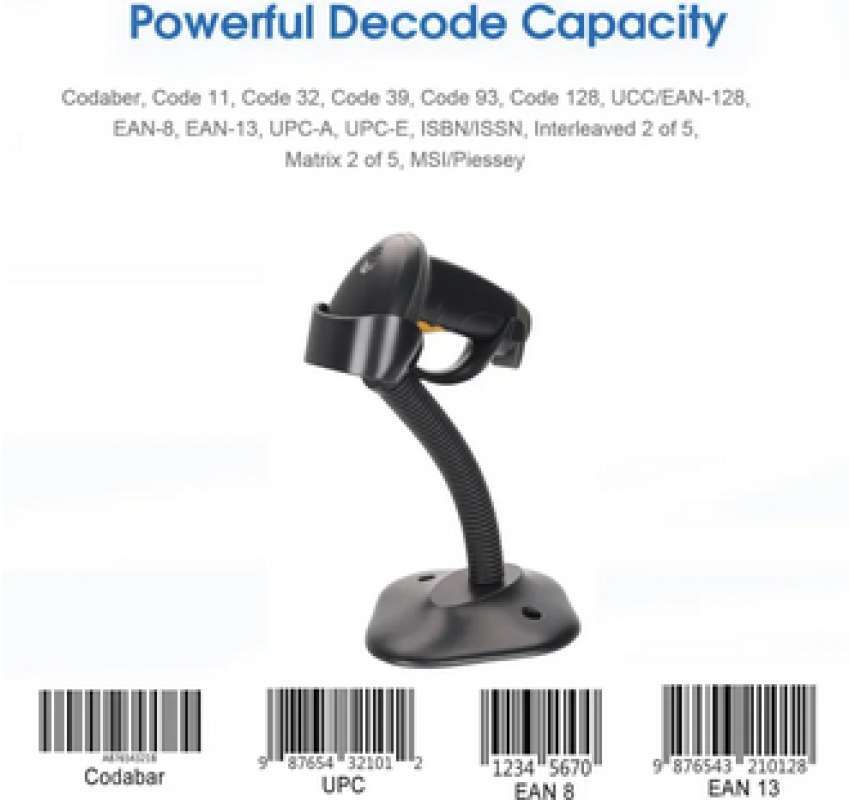 Jual BARCODE SCANNER 2D VSC BS-895 QR CODE EFAKTUR + STAND AUTO SENSE ...