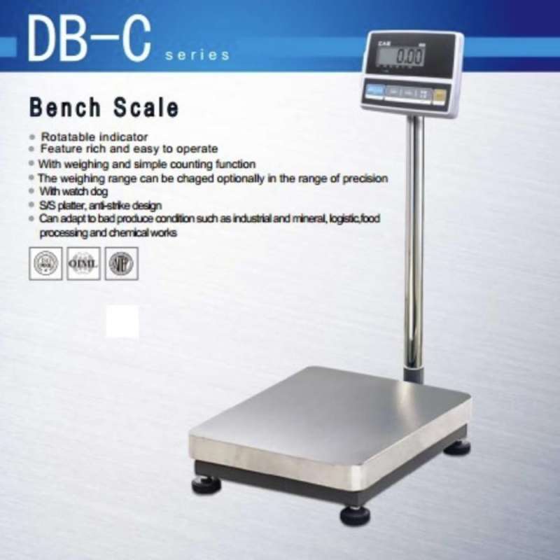 Jual Timbangan Lantai Digital CAS DB-C 100 Kg 150 Kg 200 Kg CAS DBC - 200 Kg di Seller TDM ...
