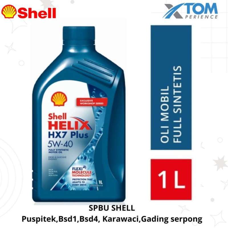 Jual Shell Helix HX7 plus 5W-40 1L di Seller Shell Lube Retail ...