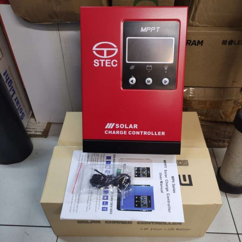 Promo Solar Charge Controller MPPT 60A STEC New 48V 60A MKP60 Diskon 23 ...
