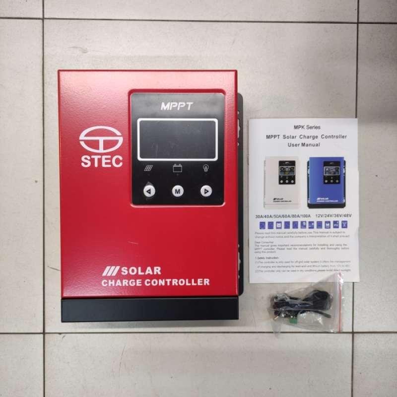 Promo Solar Charge Controller MPPT 60A STEC New 48V 60A MKP60 Diskon 23 ...