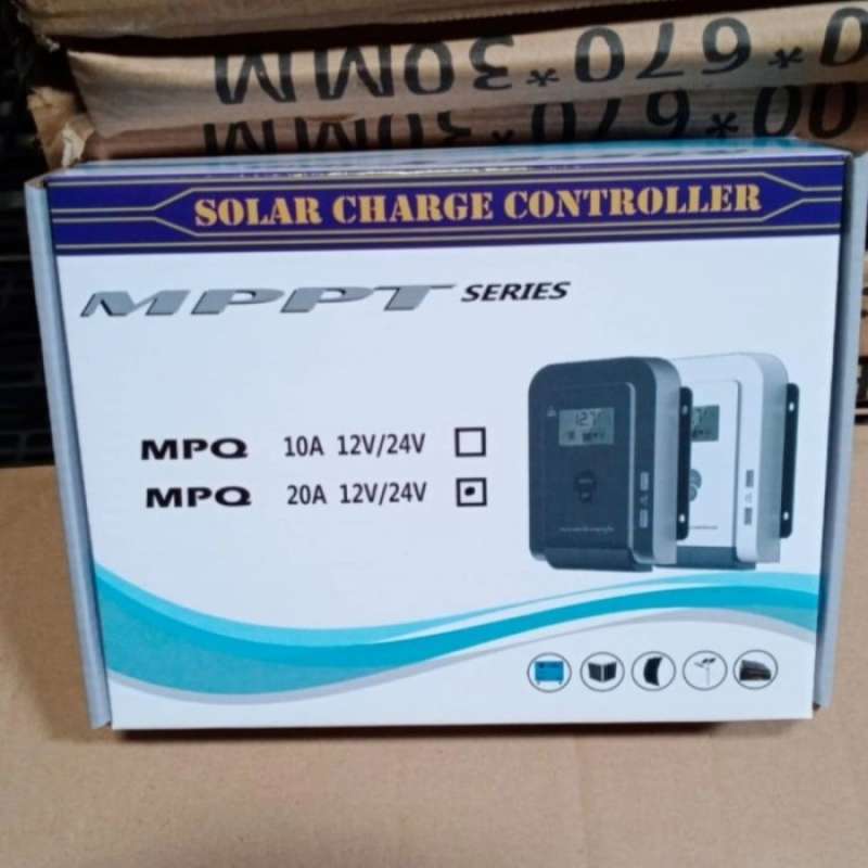 Promo MPPT Solar Charger Controller 20A Stec 12V 24V Diskon 23% di ...