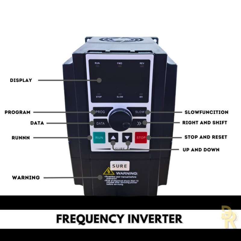 Promo Inverter 0.5 Kw Input 1 Phase 220 V To 220 V 3 Phase Output Sure Diskon 23% Di Seller Rhmd ...
