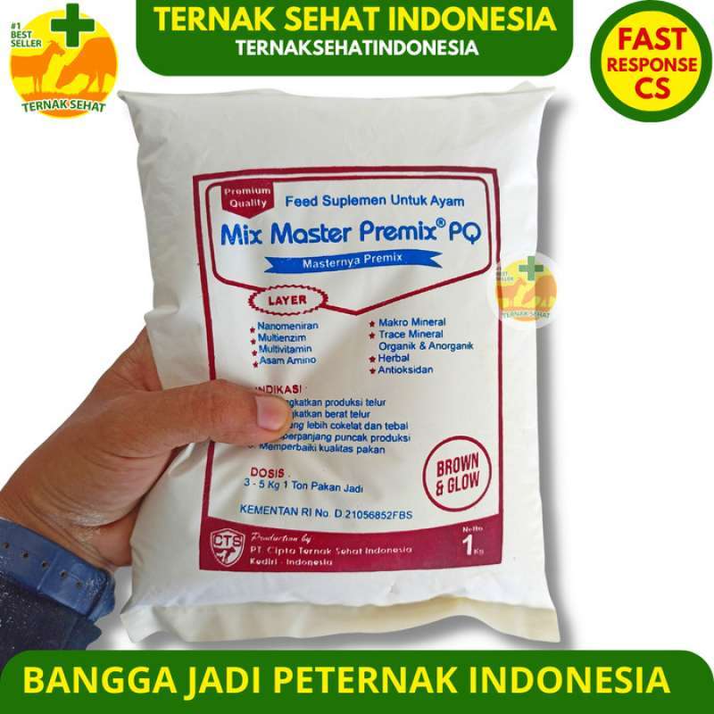 Promo MIX MASTER PREMIX AYAM PETELUR PQ 1 SAK (30KG) - Pemacu Produksi ...